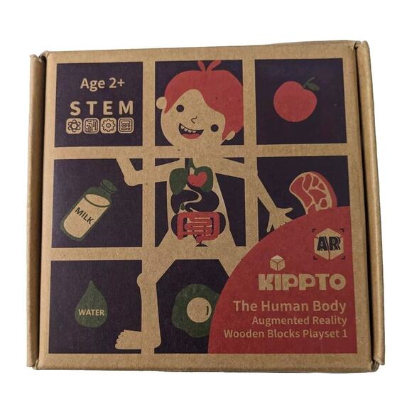 Unbranded | Toys | New Kippto Human Body Wooden Blocks Stem 2 Anatomy ...